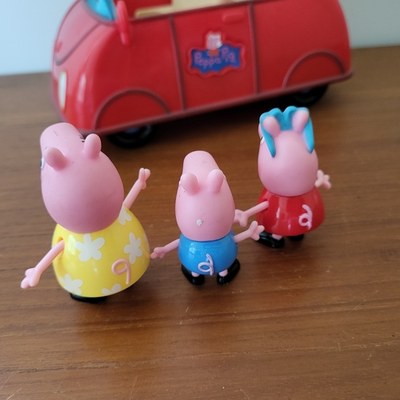 Peppa Pig | Toys | Peppa Pig Red Car With Mama George Peppa Pig Minor ...